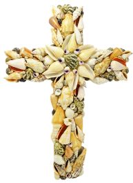 Natural Shell Cross 16"